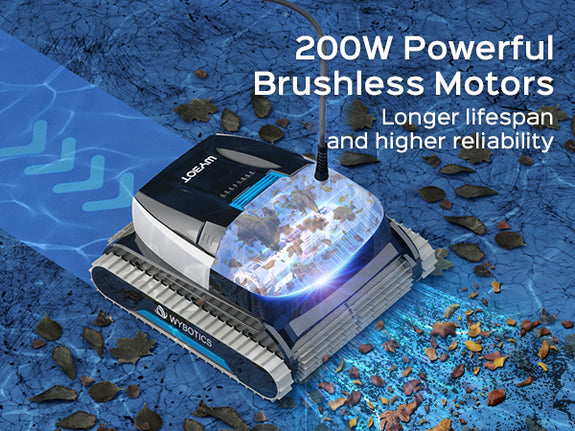 WYBOT L1 High-end Corded Robotic Pool Cleaner with APP Control