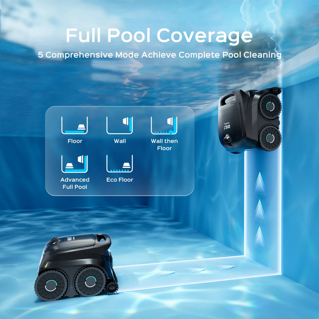 WYBOT B1 Cordless Robotic Pool Cleaner for Above Ground/In-Ground Pool