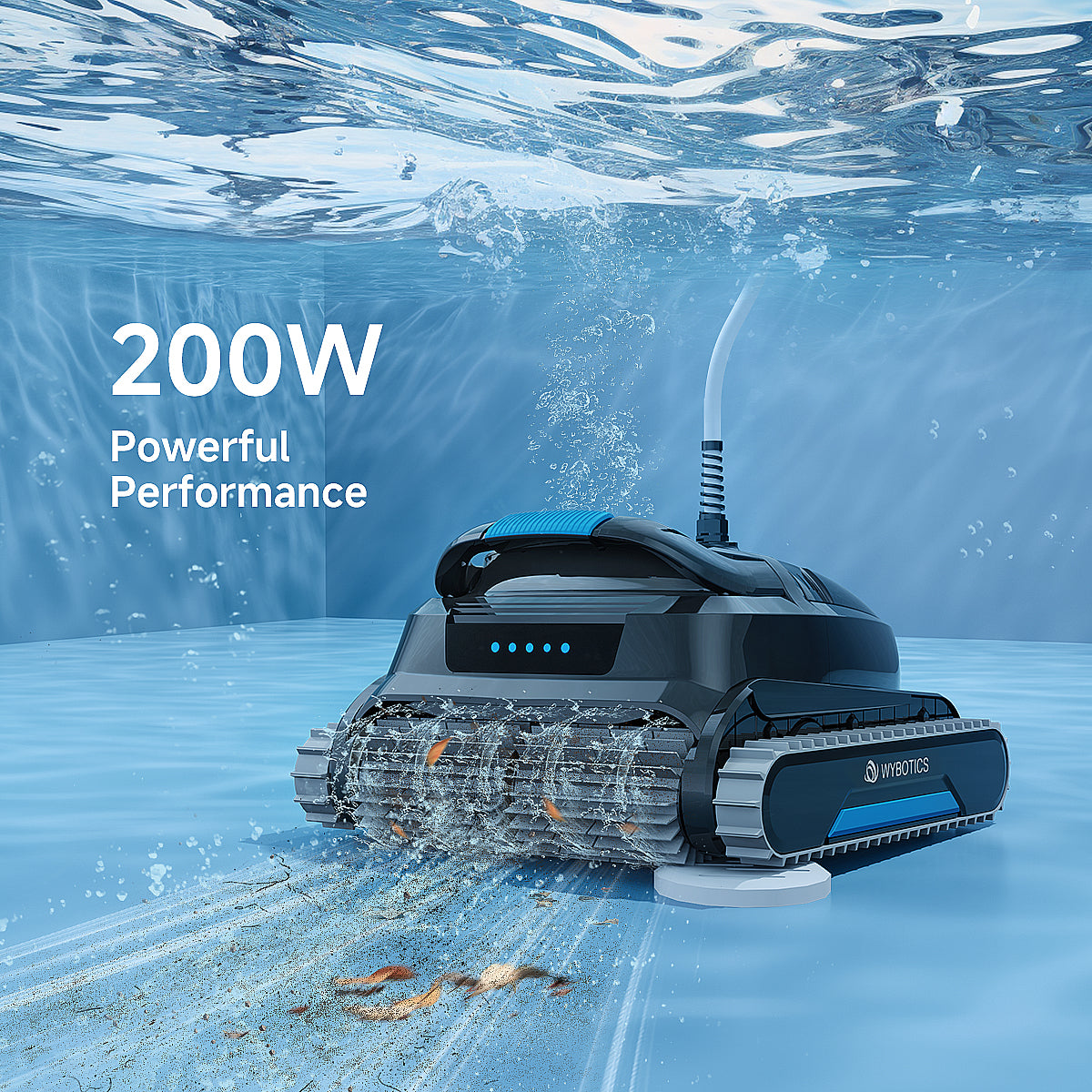 WYBOT L1 High-end Corded Robotic Pool Cleaner with APP Control