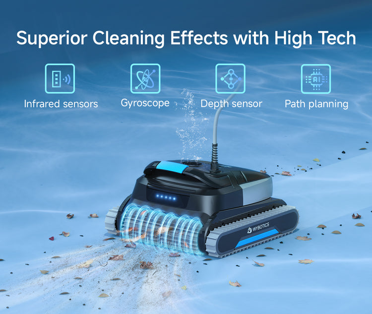 WYBOT L1 High-end Corded Robotic Pool Cleaner with APP Control
