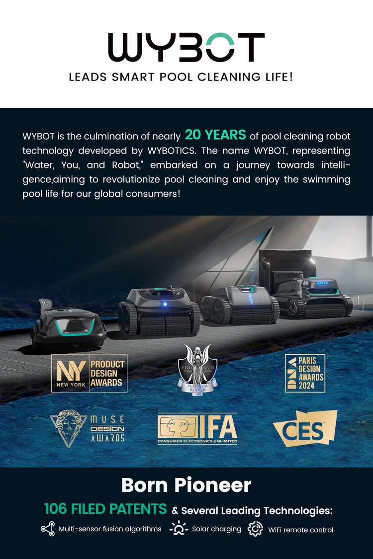 WYBOT A1 Cordless Robotic Pool Cleaner with Schedule Mode