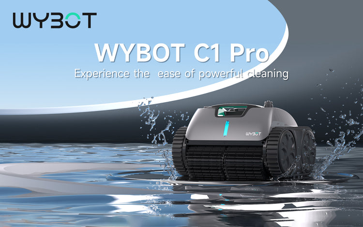WYBOT C1 Pro Cordless Robotic Pool Cleaner App & Manual Control